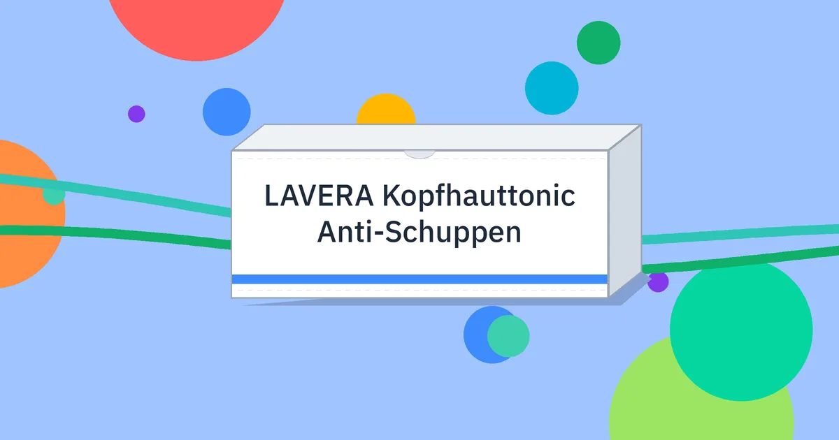 Symbolbild: Packung mit der Aufschrift LAVERA Kopfhauttonic Anti-Schuppen (PZN 20210627) – Verfügbarkeit und Bezug in Apotheken in Frankfurt am Main