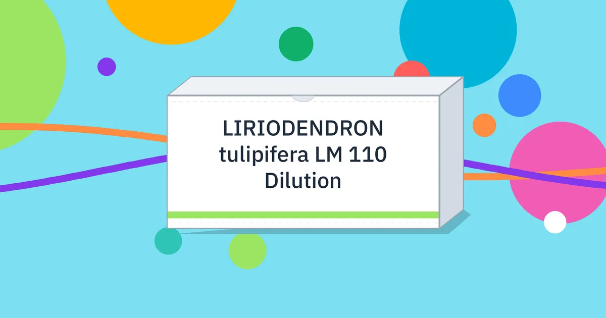 Symbolbild: Packung mit der Aufschrift LIRIODENDRON tulipifera LM 110 Dilution (PZN 13531360) – Verfügbarkeit und Bezug in Apotheken in Frankfurt am Main