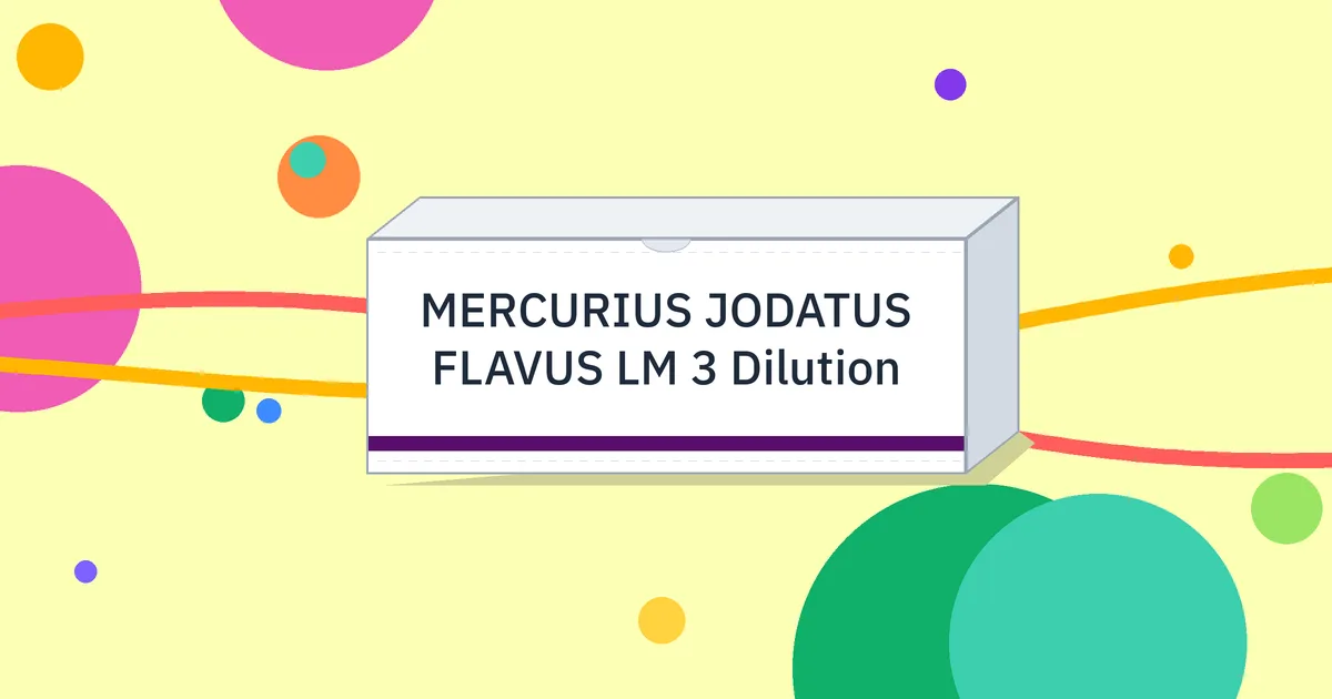 Symbolbild: Packung mit der Aufschrift MERCURIUS JODATUS FLAVUS LM 3 Dilution (PZN 12951717) – Verfügbarkeit und Bezug in Apotheken in Frankfurt am Main