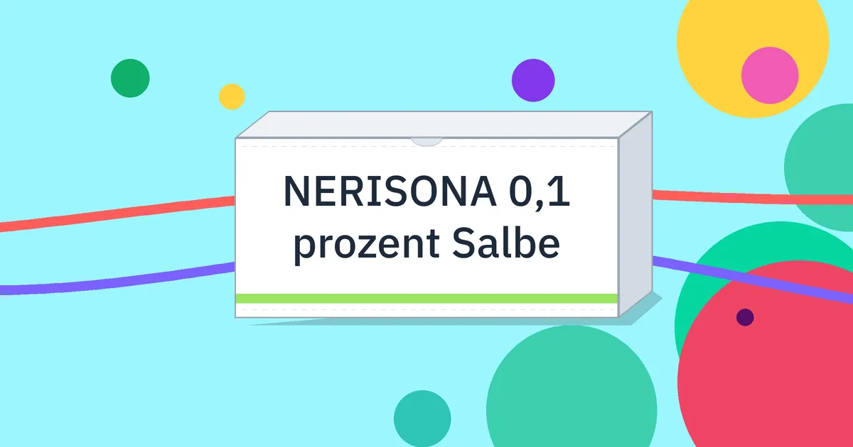 Symbolbild: Packung mit der Aufschrift NERISONA 0,1 prozent Salbe (PZN 18754946) – Verfügbarkeit und Bezug in Apotheken in Frankfurt am Main