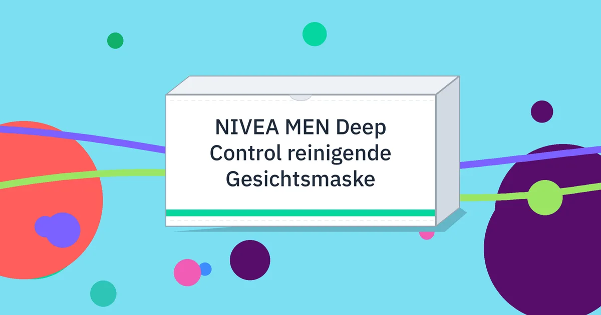 Symbolbild: Packung mit der Aufschrift NIVEA MEN Deep Control reinigende Gesichtsmaske (PZN 16046932) – Verfügbarkeit und Bezug in Apotheken in Frankfurt am Main