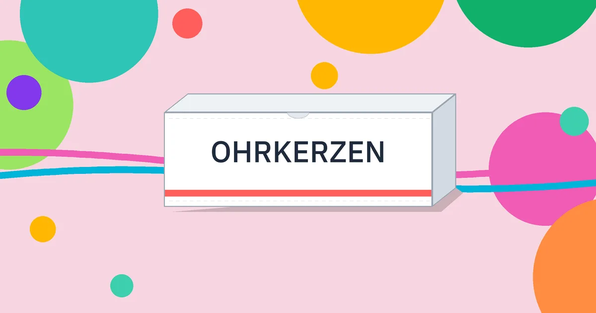 Symbolbild: Packung mit der Aufschrift OHRKERZEN (PZN 00948420) – Verfügbarkeit und Bezug in Apotheken in Frankfurt am Main