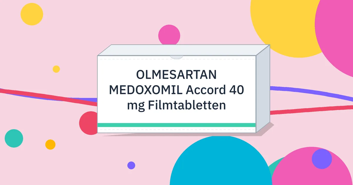 Symbolbild: Packung mit der Aufschrift OLMESARTAN MEDOXOMIL Accord 40 mg Filmtabletten (PZN 12379720) – Verfügbarkeit und Bezug in Apotheken in Frankfurt am Main