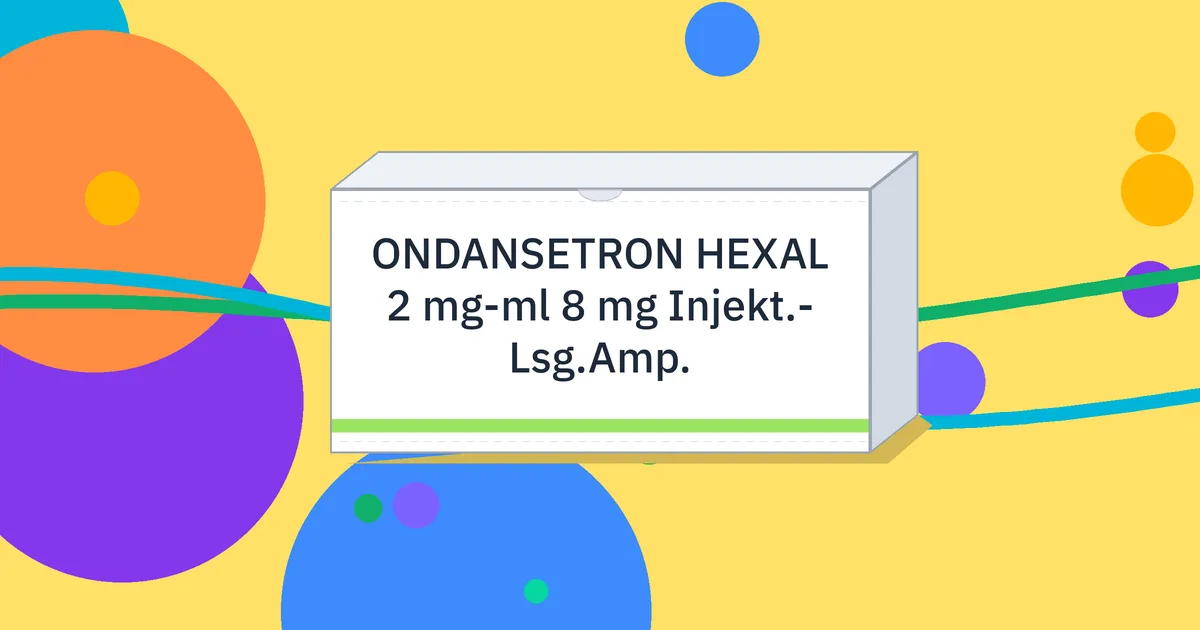 Symbolbild: Packung mit der Aufschrift ONDANSETRON HEXAL 2 mg-ml 8 mg Injekt.-Lsg.Amp. (PZN 17620729) – Verfügbarkeit und Bezug in Apotheken in Frankfurt am Main