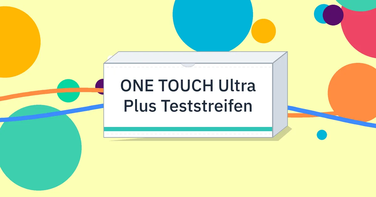 Symbolbild: Packung mit der Aufschrift ONE TOUCH Ultra Plus Teststreifen (PZN 19178025) – Verfügbarkeit und Bezug in Apotheken in Frankfurt am Main