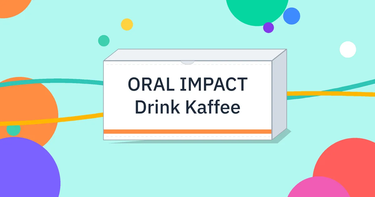 Symbolbild: Packung mit der Aufschrift ORAL IMPACT Drink Kaffee (PZN 10202839) – Verfügbarkeit und Bezug in Apotheken in Frankfurt am Main