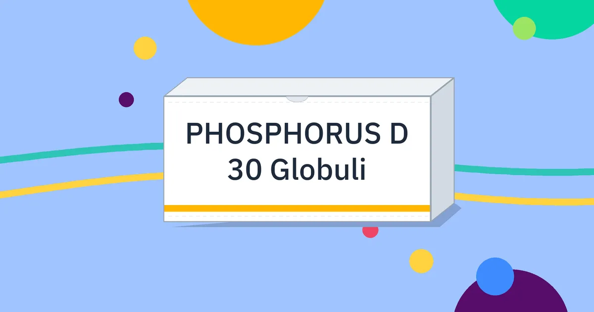 Symbolbild: Packung mit der Aufschrift PHOSPHORUS D 30 Globuli (PZN 11282177) – Verfügbarkeit und Bezug in Apotheken in Frankfurt am Main