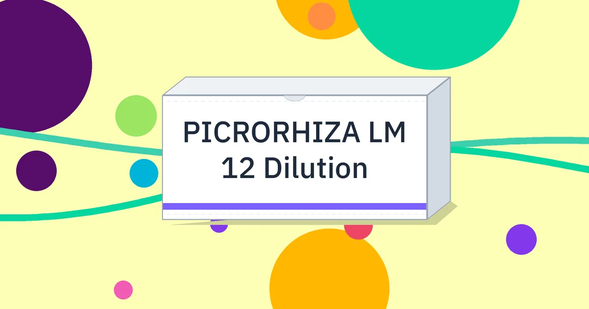 Symbolbild: Packung mit der Aufschrift PICRORHIZA LM 12 Dilution (PZN 13641574) – Verfügbarkeit und Bezug in Apotheken in Frankfurt am Main