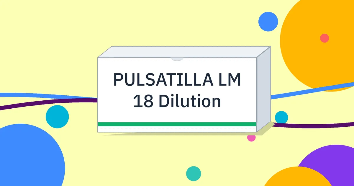 Symbolbild: Packung mit der Aufschrift PULSATILLA LM 18 Dilution (PZN 02603470) – Verfügbarkeit und Bezug in Apotheken in Frankfurt am Main