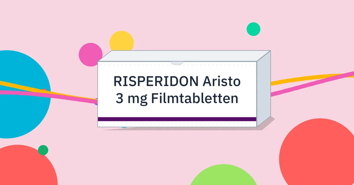 Symbolbild: Packung mit der Aufschrift RISPERIDON Aristo 3 mg Filmtabletten (PZN 11259020) – Verfügbarkeit und Bezug in Apotheken in Frankfurt am Main
