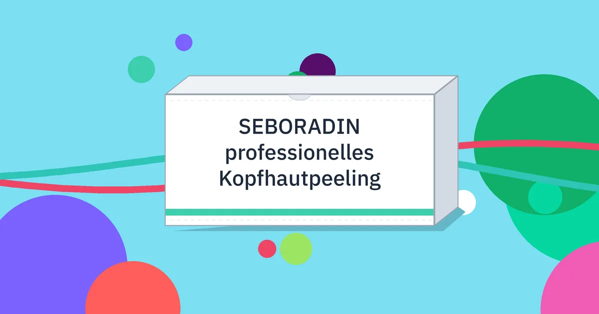 Symbolbild: Packung mit der Aufschrift SEBORADIN professionelles Kopfhautpeeling (PZN 18487764) – Verfügbarkeit und Bezug in Apotheken in Frankfurt am Main