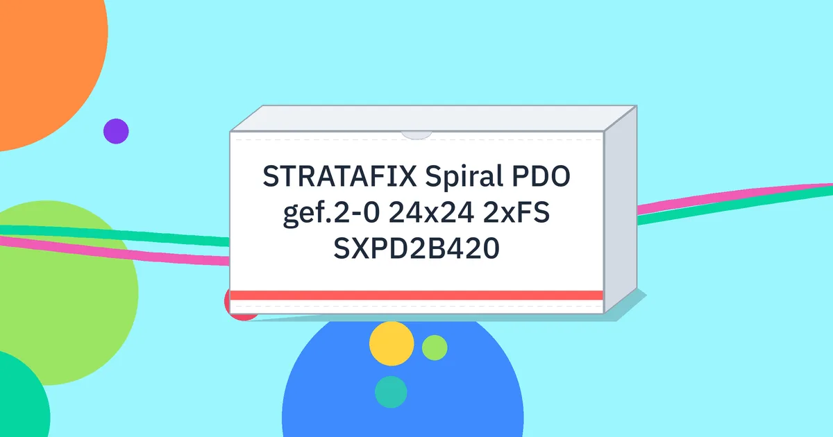 Symbolbild: Packung mit der Aufschrift STRATAFIX Spiral PDO gef.2-0 24x24 2xFS SXPD2B420 (PZN 20911376) – Verfügbarkeit und Bezug in Apotheken in Frankfurt am Main