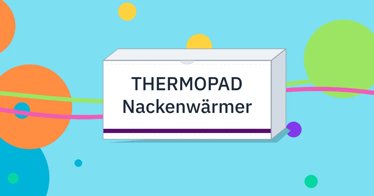 Symbolbild: Packung mit der Aufschrift THERMOPAD Nackenwärmer (PZN 16684992) – Verfügbarkeit und Bezug in Apotheken in Frankfurt am Main