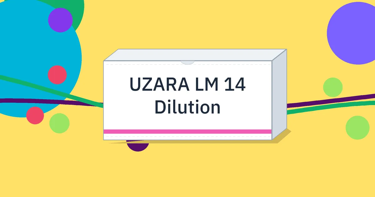 Symbolbild: Packung mit der Aufschrift UZARA LM 14 Dilution (PZN 13259923) – Verfügbarkeit und Bezug in Apotheken in Frankfurt am Main