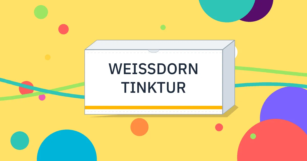 Symbolbild: Packung mit der Aufschrift WEISSDORN TINKTUR (PZN 18804259) – Verfügbarkeit und Bezug in Apotheken in Frankfurt am Main