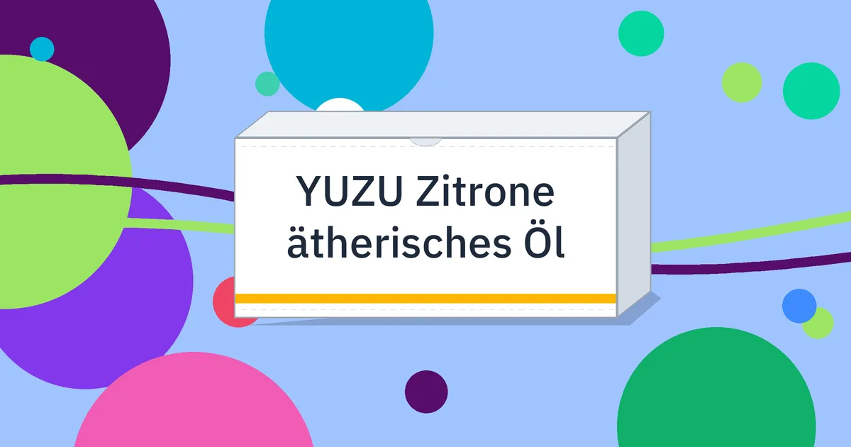 Symbolbild: Packung mit der Aufschrift YUZU Zitrone ätherisches Öl (PZN 16799985) – Verfügbarkeit und Bezug in Apotheken in Frankfurt am Main