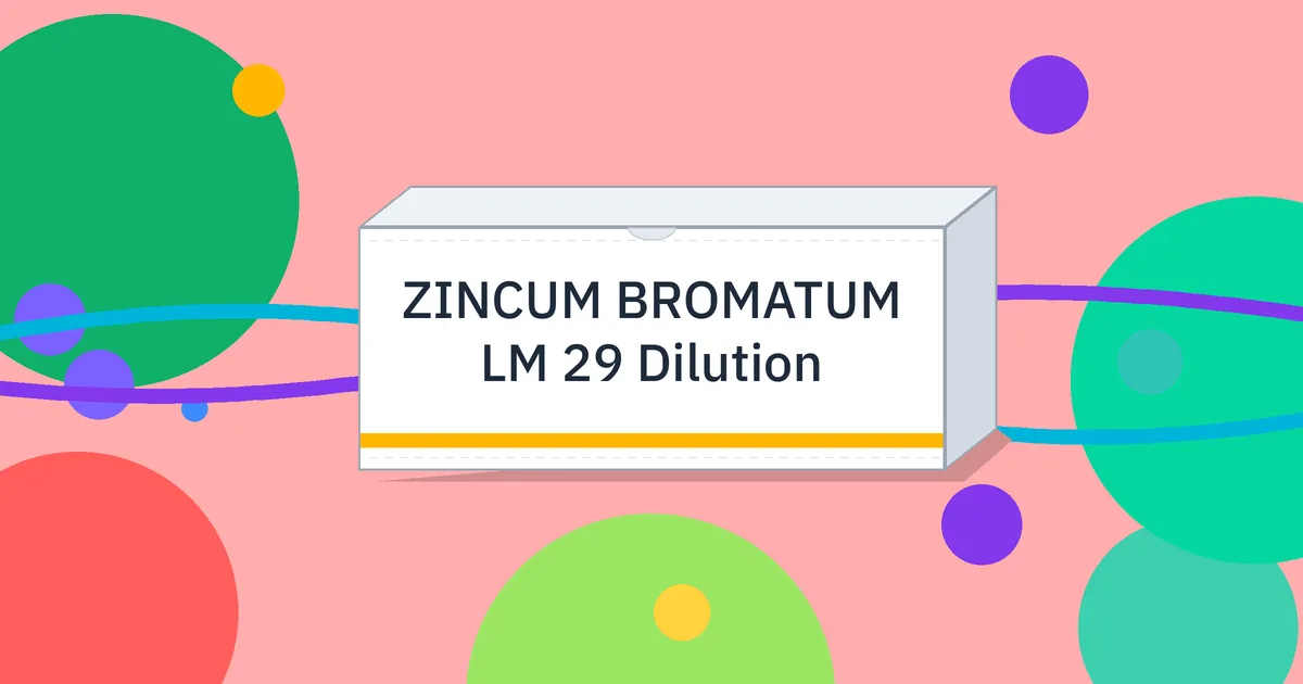 Symbolbild: Packung mit der Aufschrift ZINCUM BROMATUM LM 29 Dilution (PZN 13291789) – Verfügbarkeit und Bezug in Apotheken in Frankfurt am Main