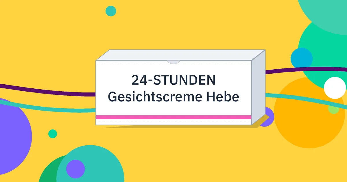 Symbolbild: Packung mit der Aufschrift 24-STUNDEN Gesichtscreme Hebe (PZN 20417647) – Verfügbarkeit und Bezug in Apotheken in Frankfurt am Main