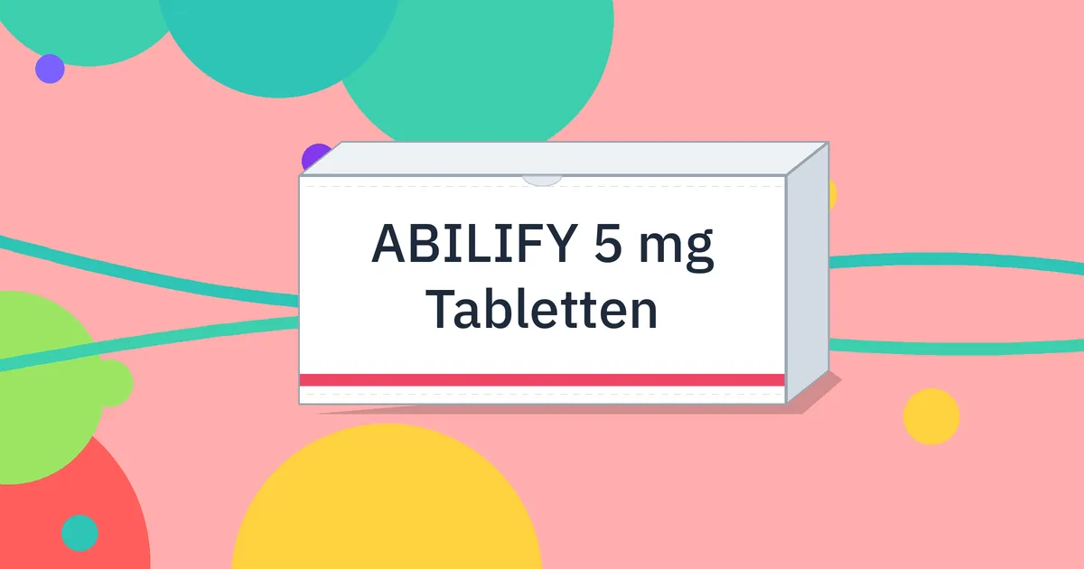 Symbolbild: Packung mit der Aufschrift ABILIFY 5 mg Tabletten (PZN 11638817) – Verfügbarkeit und Bezug in Apotheken in Frankfurt am Main