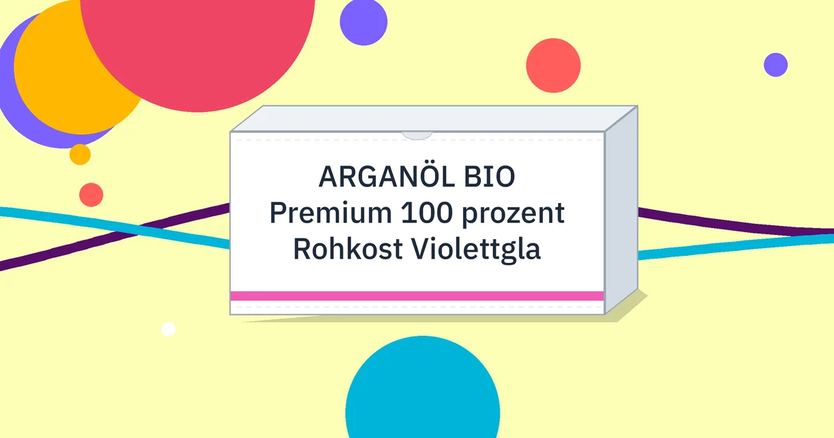 Symbolbild: Packung mit der Aufschrift ARGANÖL BIO Premium 100 prozent Rohkost Violettgla (PZN 10126096) – Verfügbarkeit und Bezug in Apotheken in Frankfurt am Main