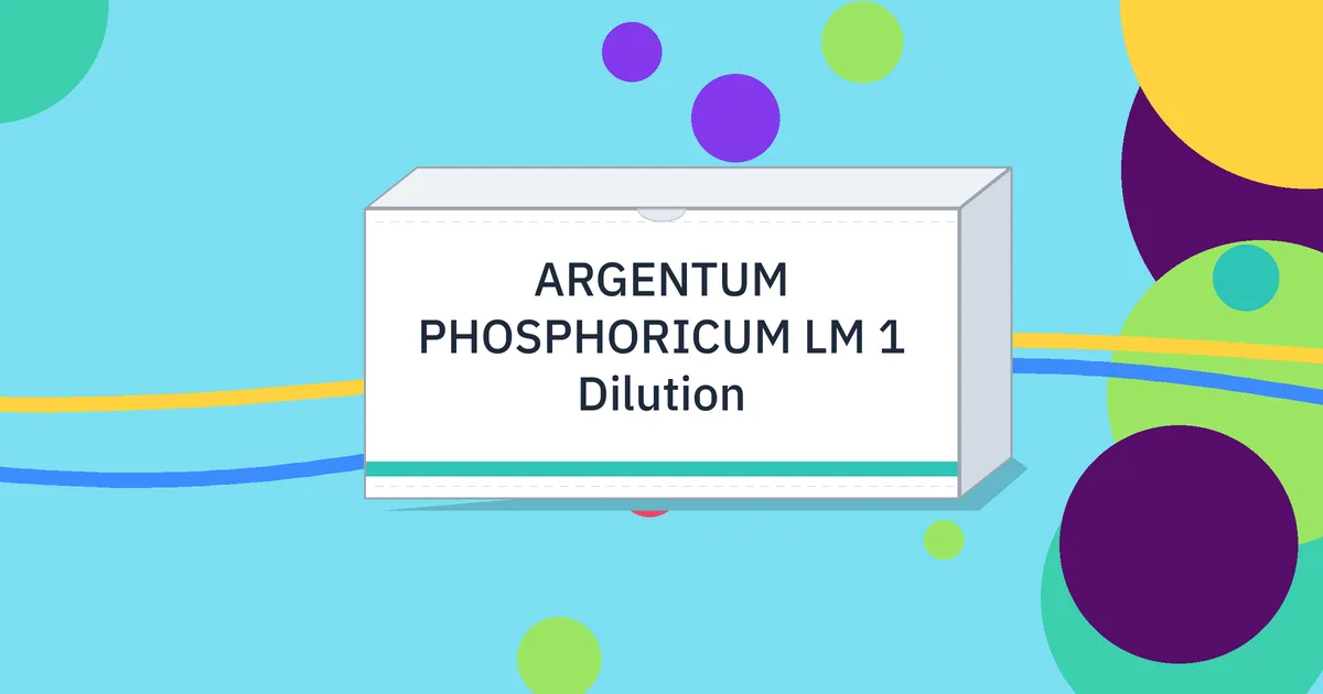 Symbolbild: Packung mit der Aufschrift ARGENTUM PHOSPHORICUM LM 1 Dilution (PZN 12769444) – Verfügbarkeit und Bezug in Apotheken in Frankfurt am Main