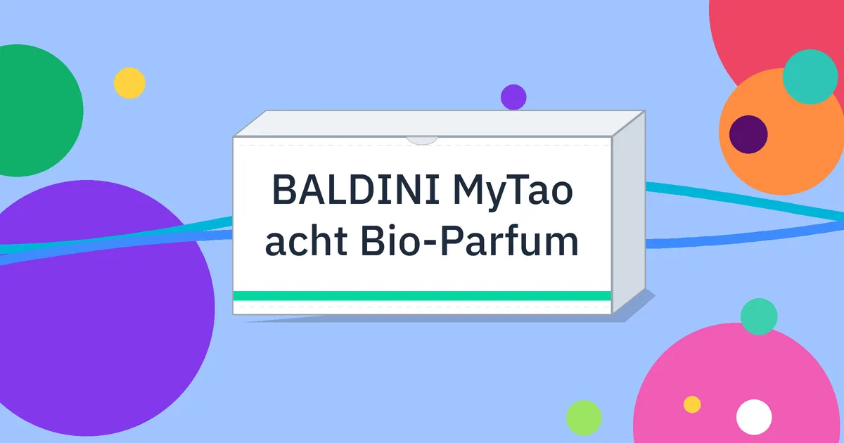 Symbolbild: Packung mit der Aufschrift BALDINI MyTao acht Bio-Parfum (PZN 16754557) – Verfügbarkeit und Bezug in Apotheken in Frankfurt am Main