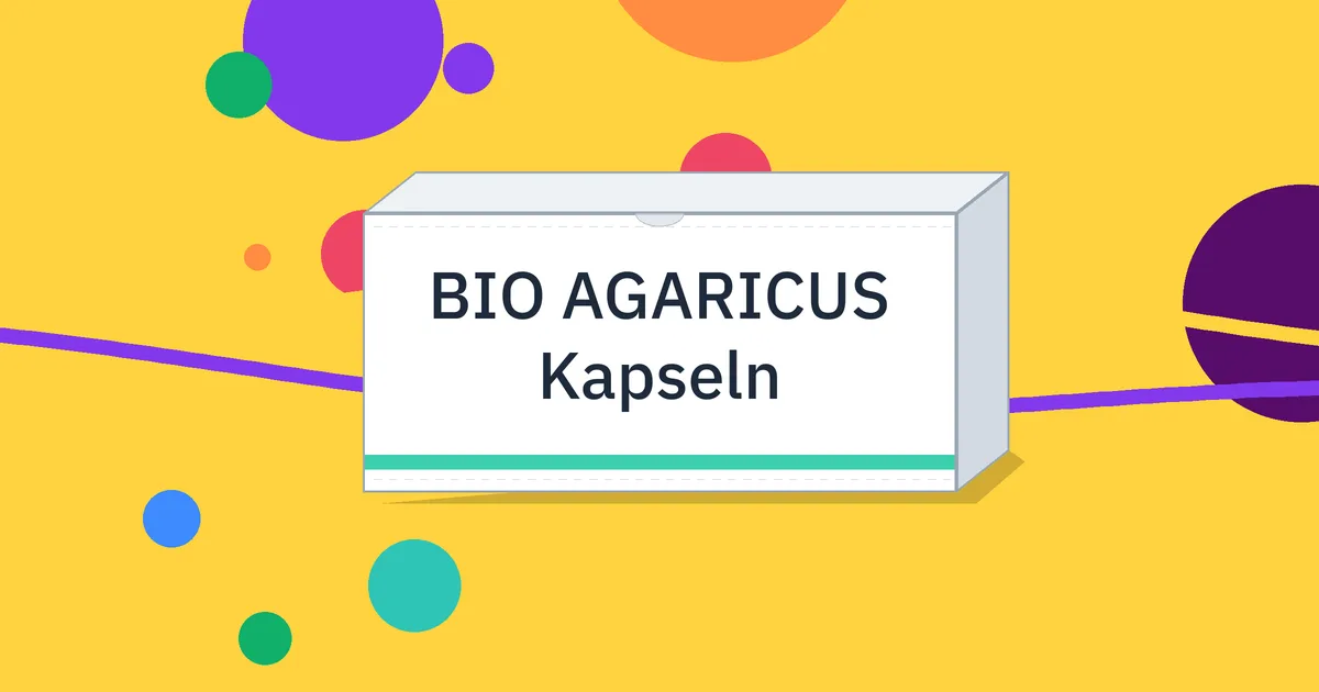Symbolbild: Packung mit der Aufschrift BIO AGARICUS Kapseln (PZN 10789945) – Verfügbarkeit und Bezug in Apotheken in Frankfurt am Main