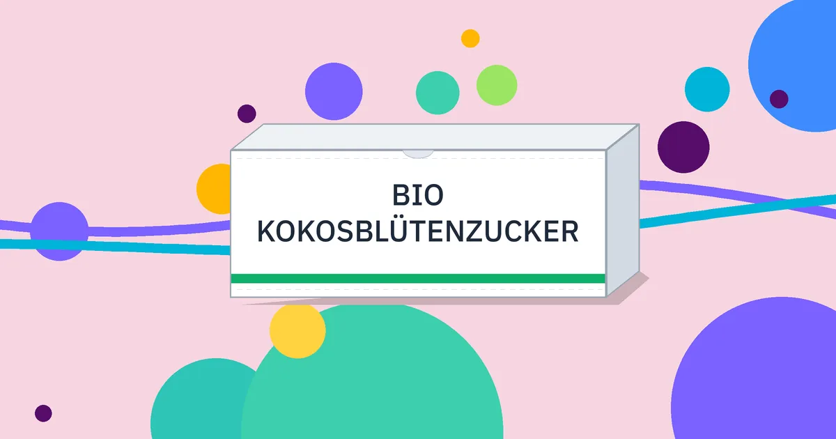 Symbolbild: Packung mit der Aufschrift BIO KOKOSBLÜTENZUCKER (PZN 11882523) – Verfügbarkeit und Bezug in Apotheken in Frankfurt am Main