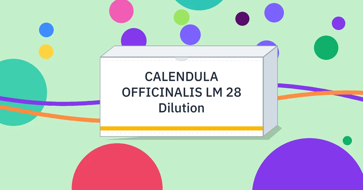 Symbolbild: Packung mit der Aufschrift CALENDULA OFFICINALIS LM 28 Dilution (PZN 12807541) – Verfügbarkeit und Bezug in Apotheken in Frankfurt am Main