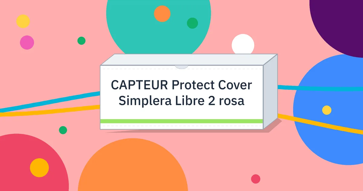 Symbolbild: Packung mit der Aufschrift CAPTEUR Protect Cover Simplera Libre 2 rosa (PZN 20203745) – Verfügbarkeit und Bezug in Apotheken in Frankfurt am Main