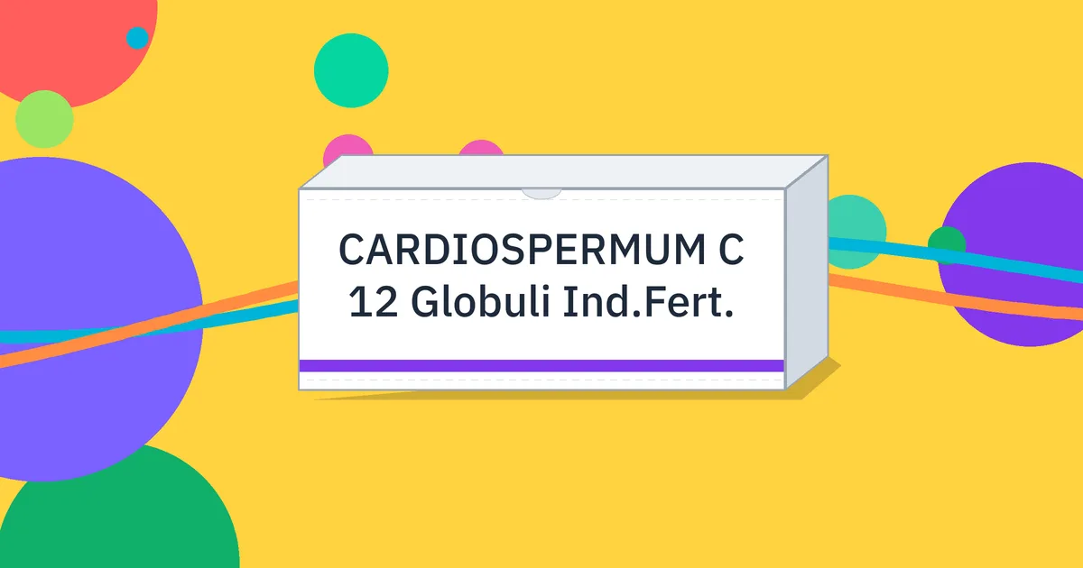 Symbolbild: Packung mit der Aufschrift CARDIOSPERMUM C 12 Globuli Ind.Fert. (PZN 17646640) – Verfügbarkeit und Bezug in Apotheken in Frankfurt am Main