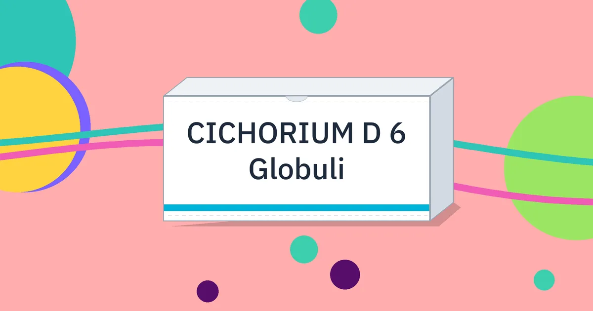 Symbolbild: Packung mit der Aufschrift CICHORIUM D 6 Globuli (PZN 16690159) – Verfügbarkeit und Bezug in Apotheken in Frankfurt am Main
