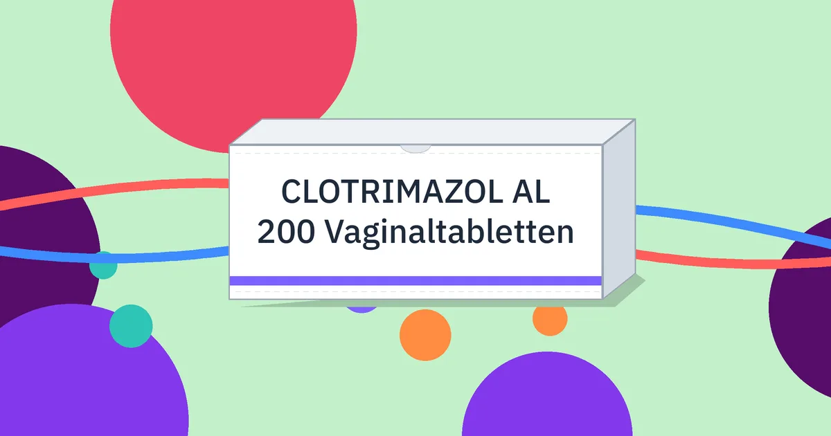 Symbolbild: Packung mit der Aufschrift CLOTRIMAZOL AL 200 Vaginaltabletten (PZN 03630859) – Verfügbarkeit und Bezug in Apotheken in Frankfurt am Main