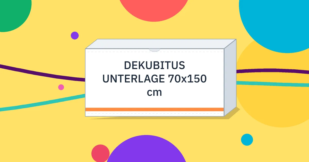 Symbolbild: Packung mit der Aufschrift DEKUBITUS UNTERLAGE 70x150 cm (PZN 03159971) – Verfügbarkeit und Bezug in Apotheken in Frankfurt am Main