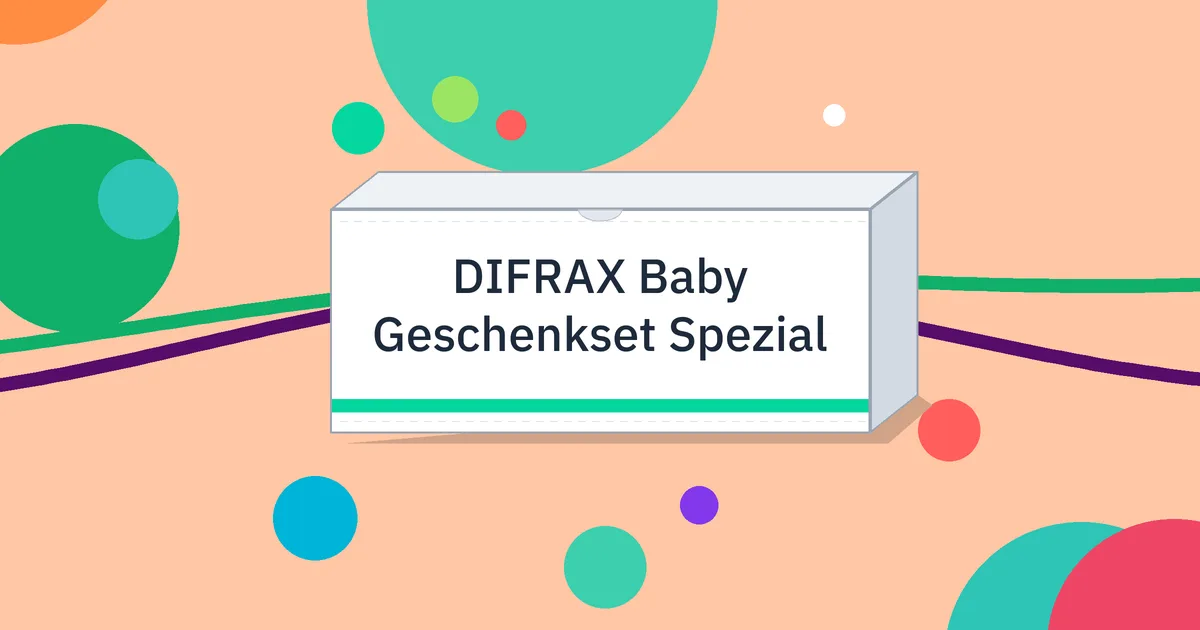 Symbolbild: Packung mit der Aufschrift DIFRAX Baby Geschenkset Spezial (PZN 15734185) – Verfügbarkeit und Bezug in Apotheken in Frankfurt am Main
