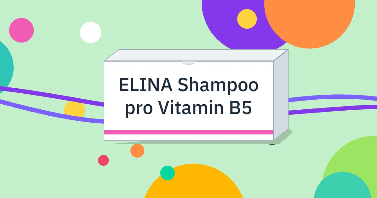 Symbolbild: Packung mit der Aufschrift ELINA Shampoo pro Vitamin B5 (PZN 10779289) – Verfügbarkeit und Bezug in Apotheken in Frankfurt am Main