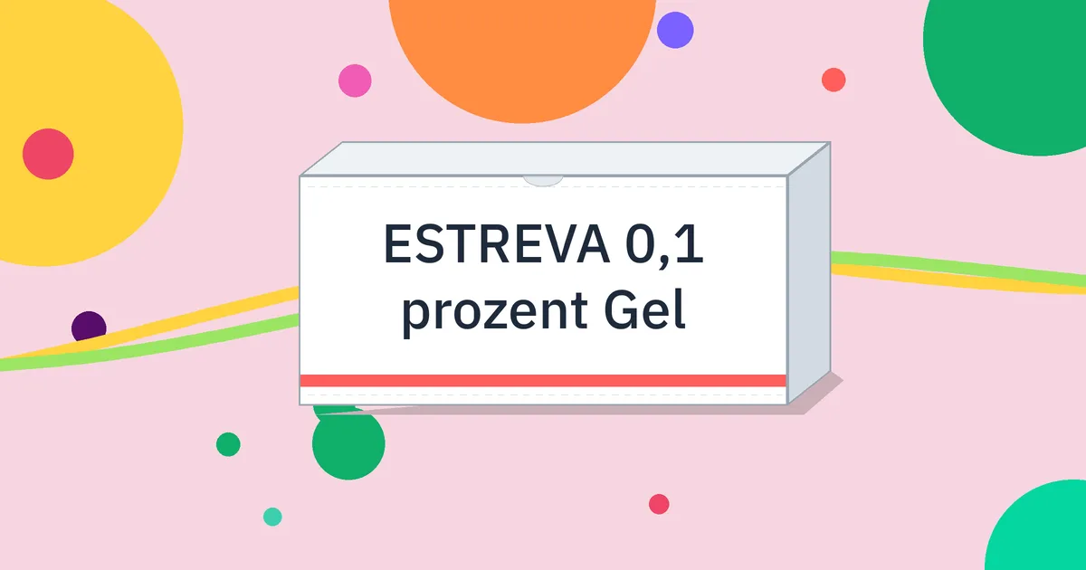Symbolbild: Packung mit der Aufschrift ESTREVA 0,1 prozent Gel (PZN 05453746) – Verfügbarkeit und Bezug in Apotheken in Frankfurt am Main