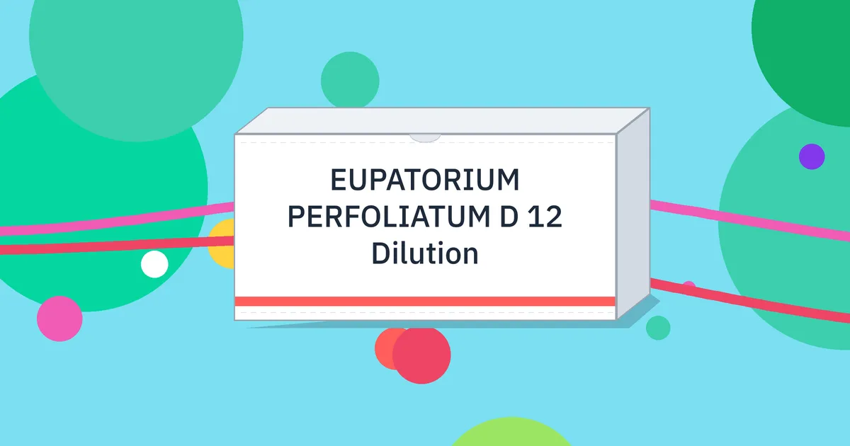 Symbolbild: Packung mit der Aufschrift EUPATORIUM PERFOLIATUM D 12 Dilution (PZN 04216725) – Verfügbarkeit und Bezug in Apotheken in Frankfurt am Main