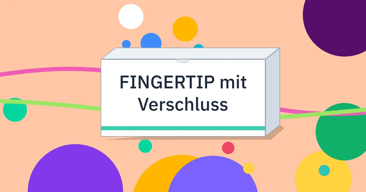Symbolbild: Packung mit der Aufschrift FINGERTIP mit Verschluss (PZN 10033466) – Verfügbarkeit und Bezug in Apotheken in Frankfurt am Main