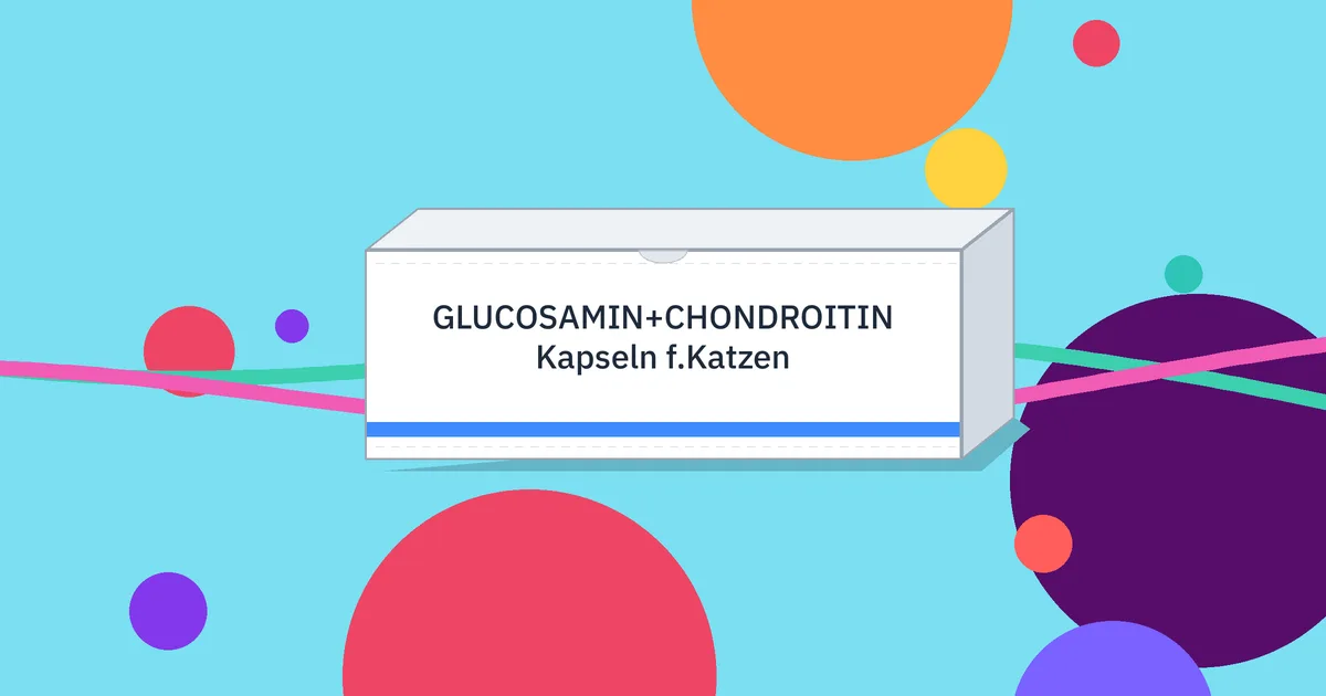 Symbolbild: Packung mit der Aufschrift GLUCOSAMIN+CHONDROITIN Kapseln f.Katzen (PZN 12362866) – Verfügbarkeit und Bezug in Apotheken in Frankfurt am Main