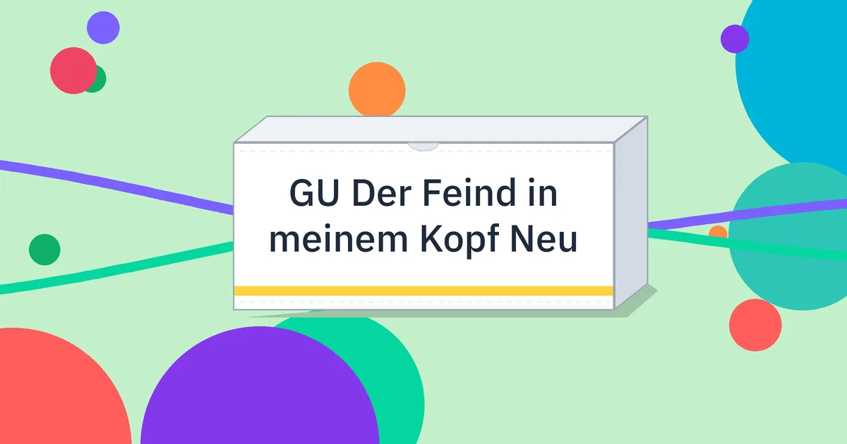 Symbolbild: Packung mit der Aufschrift GU Der Feind in meinem Kopf Neu (PZN 19490159) – Verfügbarkeit und Bezug in Apotheken in Frankfurt am Main