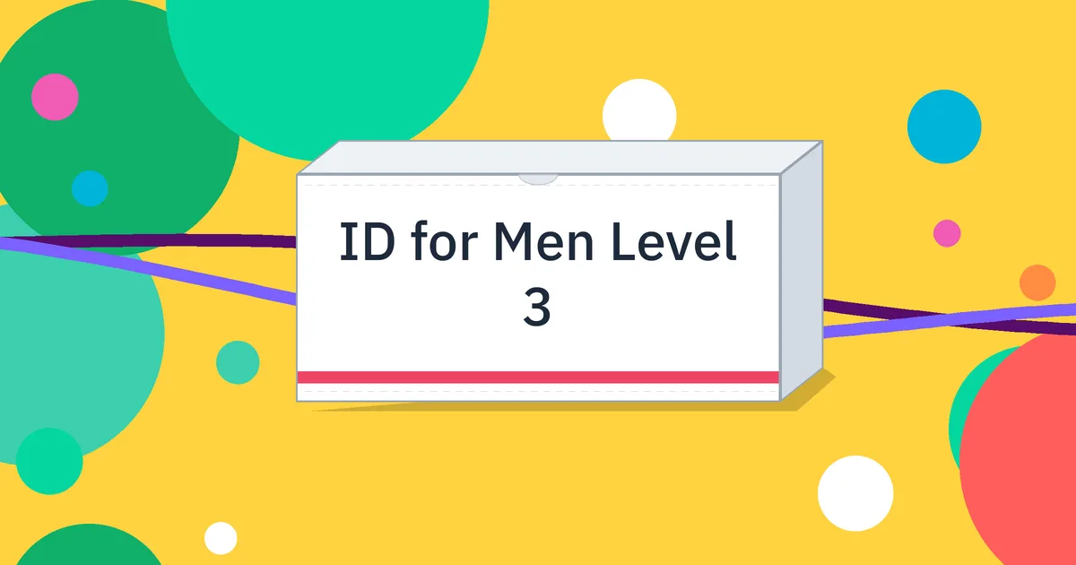 Symbolbild: Packung mit der Aufschrift ID for Men Level 3 (PZN 11597099) – Verfügbarkeit und Bezug in Apotheken in Frankfurt am Main