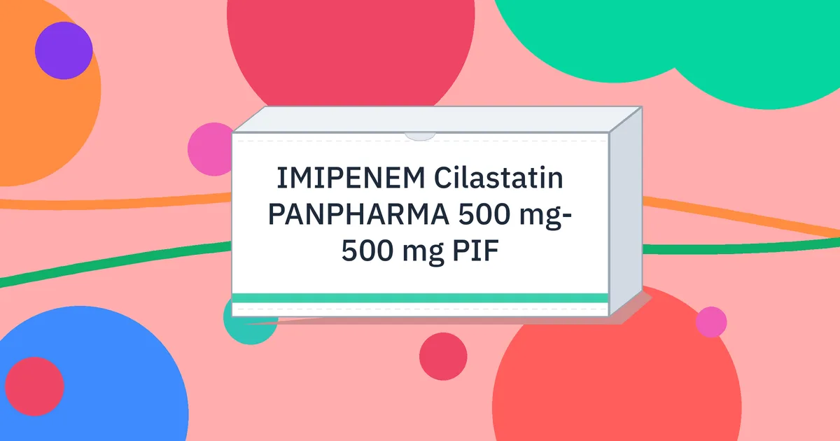 Symbolbild: Packung mit der Aufschrift IMIPENEM Cilastatin PANPHARMA 500 mg-500 mg PIF (PZN 16200126) – Verfügbarkeit und Bezug in Apotheken in Frankfurt am Main