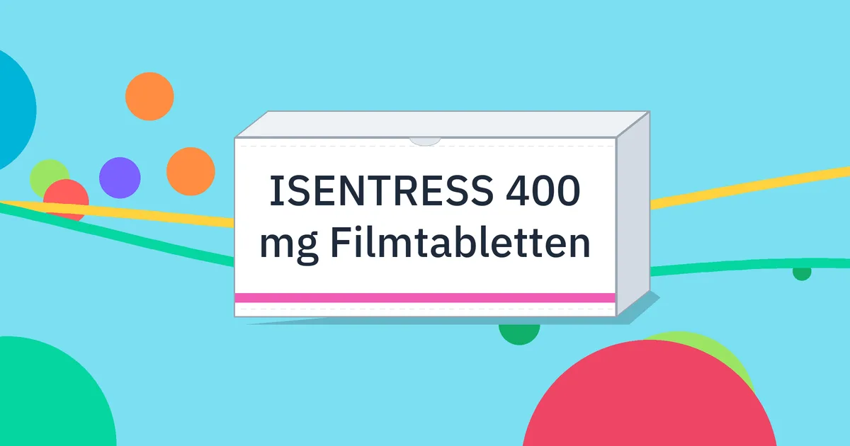 Symbolbild: Packung mit der Aufschrift ISENTRESS 400 mg Filmtabletten (PZN 16151244) – Verfügbarkeit und Bezug in Apotheken in Frankfurt am Main