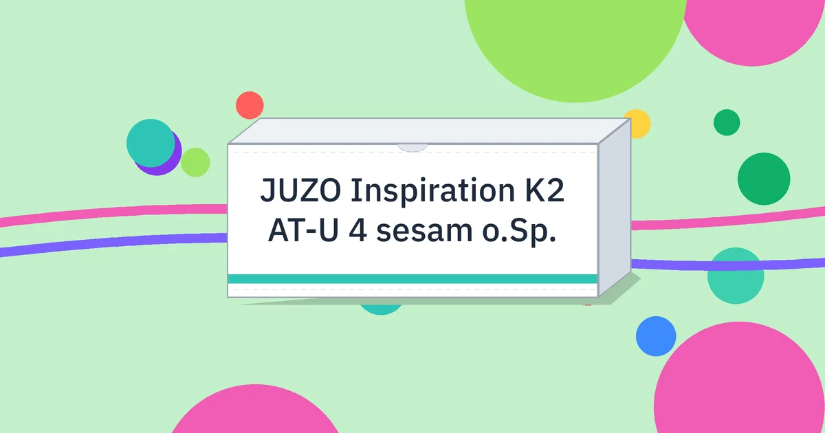 Symbolbild: Packung mit der Aufschrift JUZO Inspiration K2 AT-U 4 sesam o.Sp. (PZN 14928013) – Verfügbarkeit und Bezug in Apotheken in Frankfurt am Main