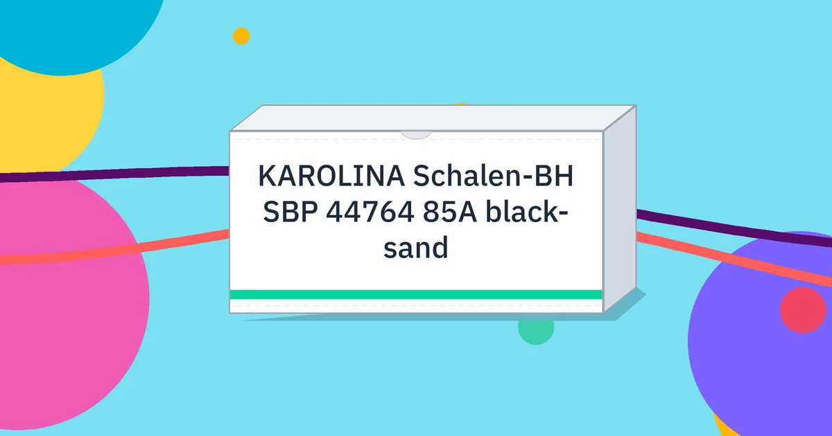 Symbolbild: Packung mit der Aufschrift KAROLINA Schalen-BH SBP 44764 85A black-sand (PZN 18711581) – Verfügbarkeit und Bezug in Apotheken in Frankfurt am Main