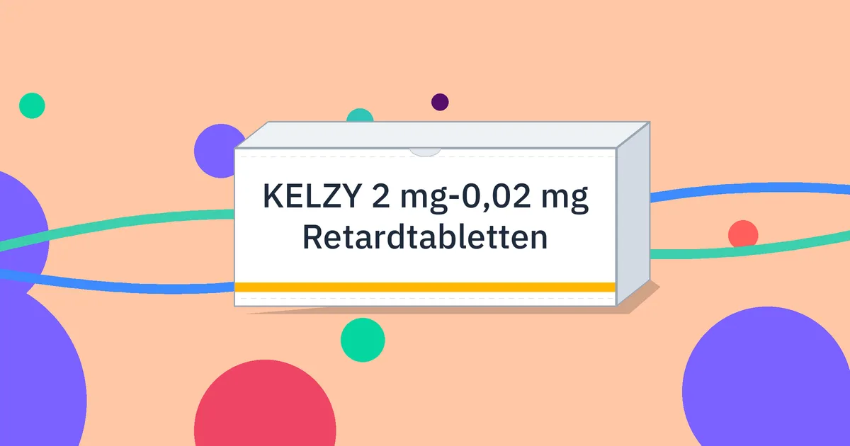 Symbolbild: Packung mit der Aufschrift KELZY 2 mg-0,02 mg Retardtabletten (PZN 19192404) – Verfügbarkeit und Bezug in Apotheken in Frankfurt am Main