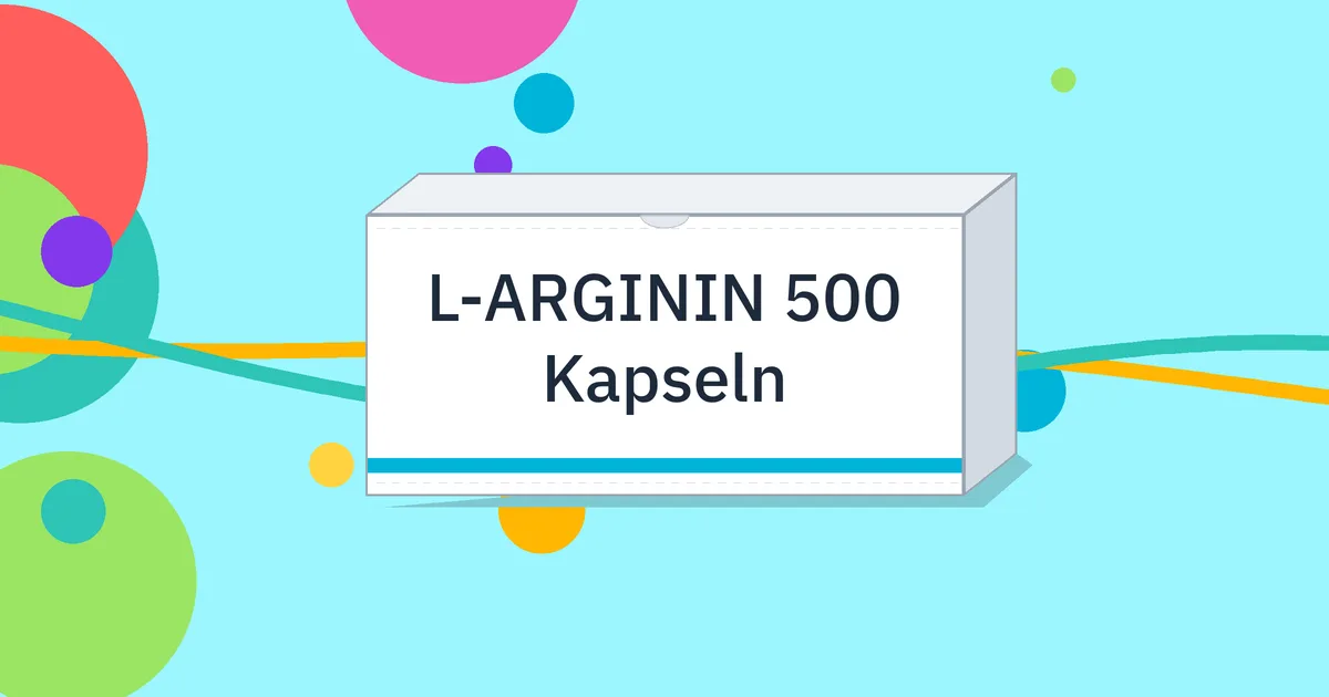 Symbolbild: Packung mit der Aufschrift L-ARGININ 500 Kapseln (PZN 08824918) – Verfügbarkeit und Bezug in Apotheken in Frankfurt am Main