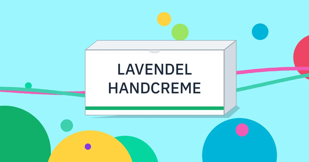 Symbolbild: Packung mit der Aufschrift LAVENDEL HANDCREME (PZN 17910700) – Verfügbarkeit und Bezug in Apotheken in Frankfurt am Main