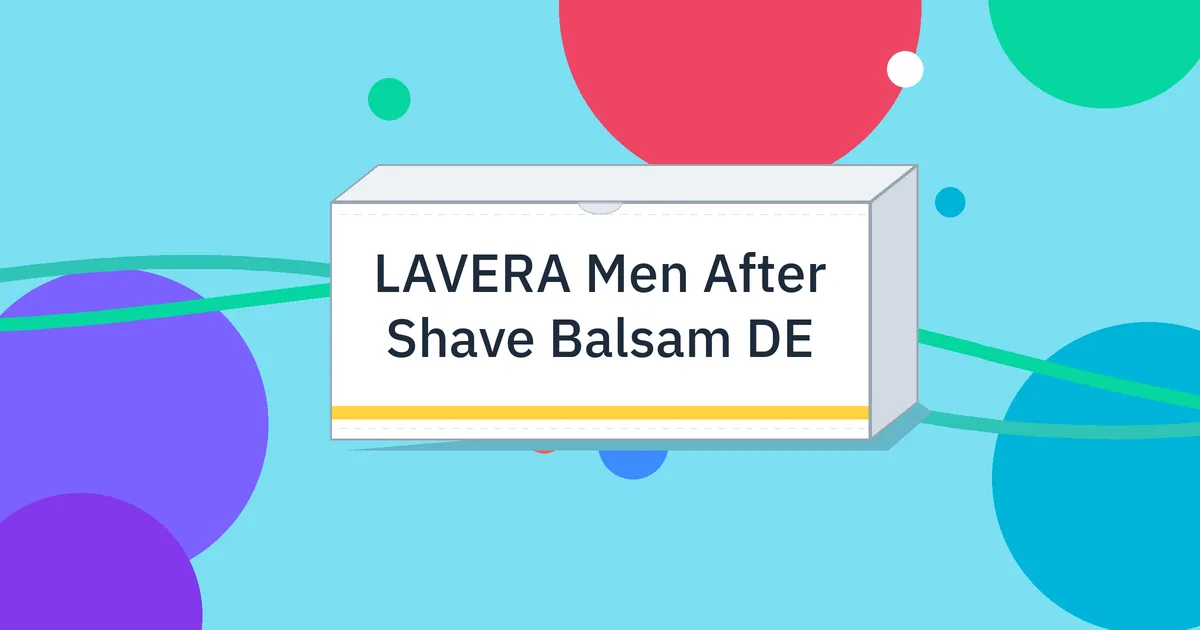 Symbolbild: Packung mit der Aufschrift LAVERA Men After Shave Balsam DE (PZN 19391463) – Verfügbarkeit und Bezug in Apotheken in Frankfurt am Main